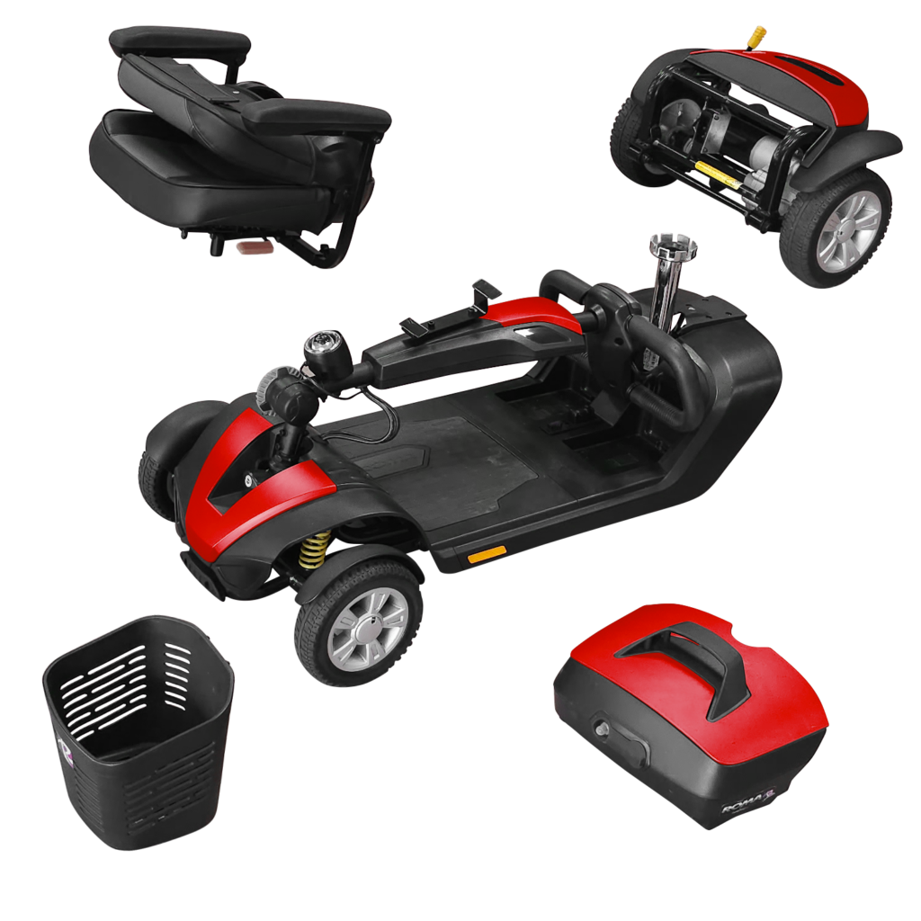 Roma Denver Mobility Scooter Roma Denver - Orange - Invamed